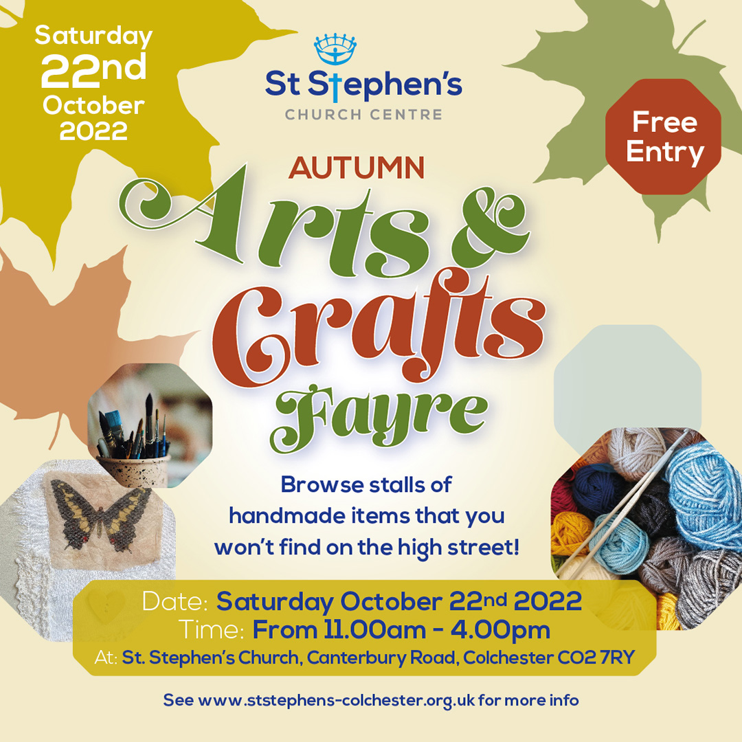 Craft Fayre 22 October – Wimpole Road Methodist Church